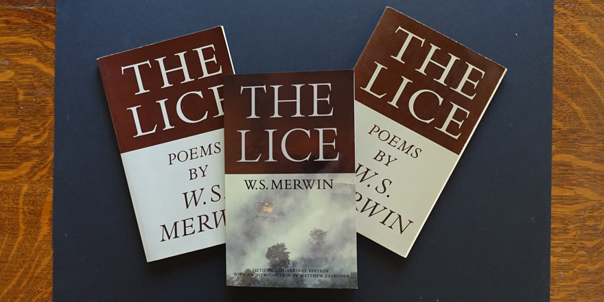 Advance copy of Merwin’s The Lice arrives #yes! #typography – Val Books